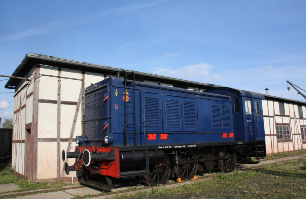 Diesellokomotive V36 - V36 103 - Lokschuppen Arnstadt