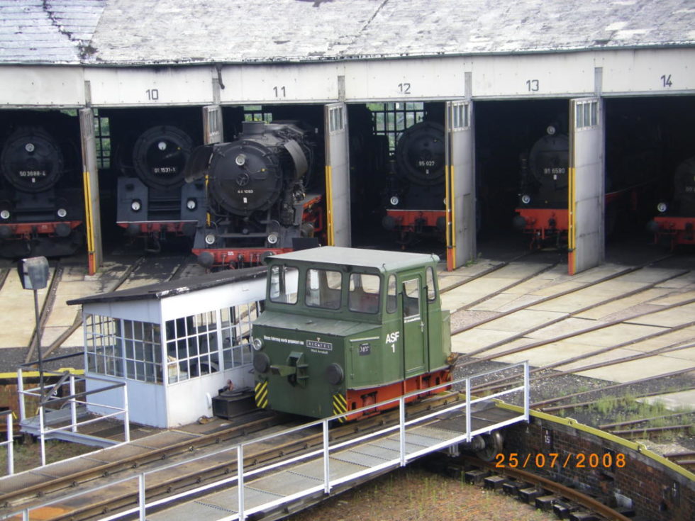 Akku-Schleppfahrzeug El16/2 - ASF 1 - Lokschuppen Arnstadt